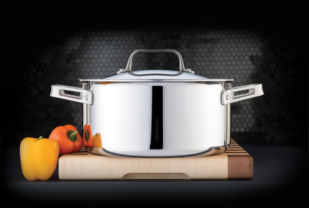 5.1L Meyer ProClad 5-Ply Aluminum Core Stainless Steel Dutch Oven with – Meyer Canada