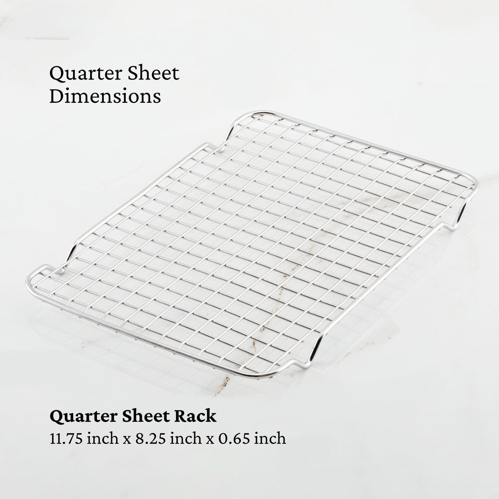 Hestan Provisions OvenBond Stainless Steel Quarter Sheet Pan Rack, 9-I ...