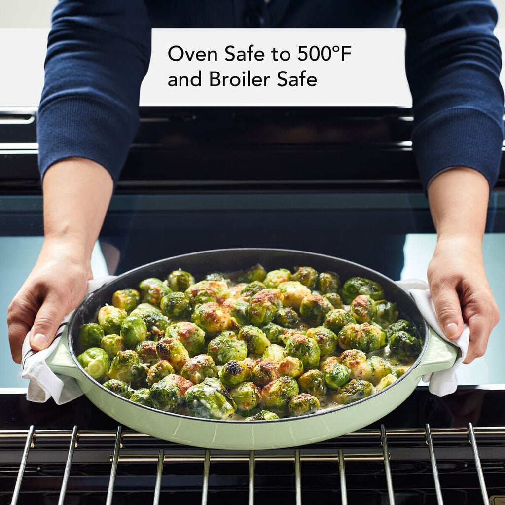 KitchenAid 2.5-Quart Enameled Cast Iron Au Gratin Roasting Pan - Pista ...