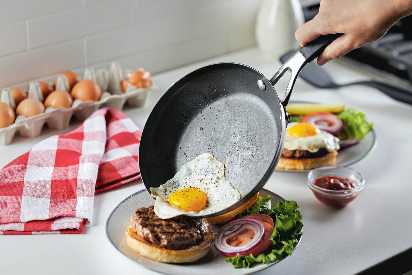 Durable Seed Bag KitchenAid 8-Inch Stainless Steel Nonstick Skillet ...